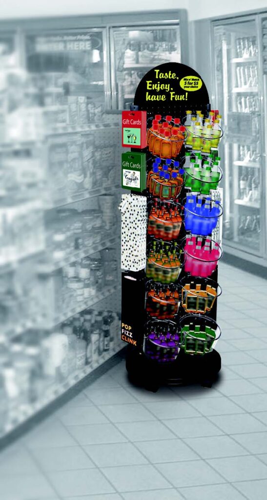 Mini Peg Board PowerPillar Floor Spinners | TM Shea Products