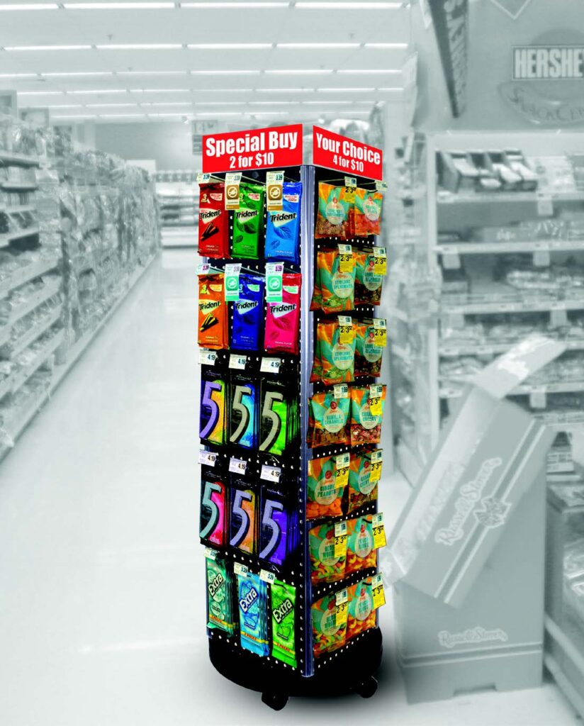 QuadSpinner Floor Displays | TM Shea Products